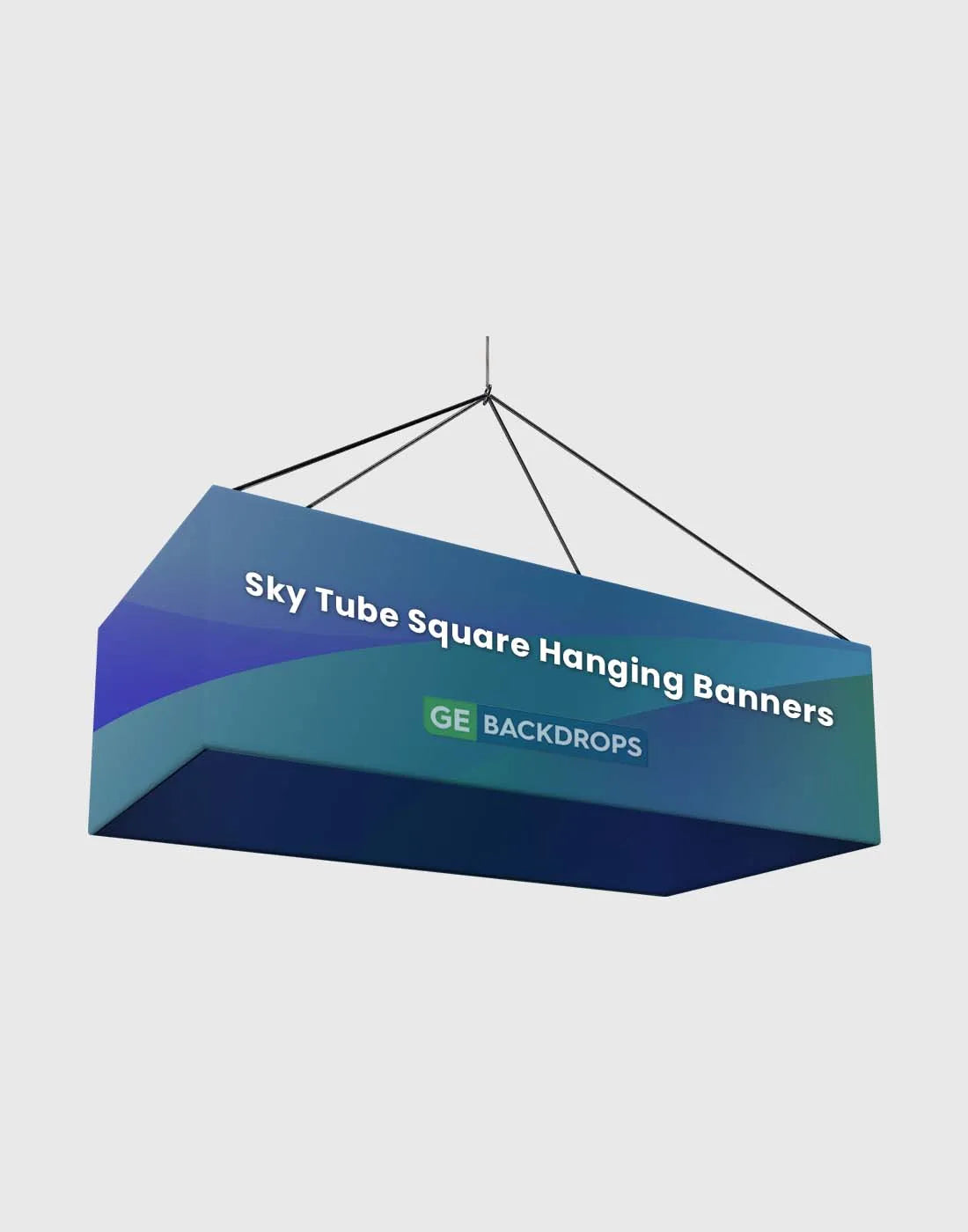 Tube Square Banner | 360° Display USA – globalexpobackdrops